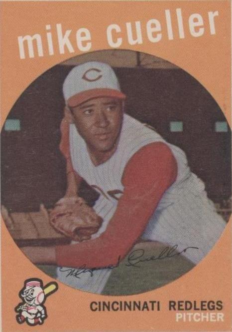1959 Topps - High # Mike Cuellar #518 Name Misspelled as Cueller (RC ...