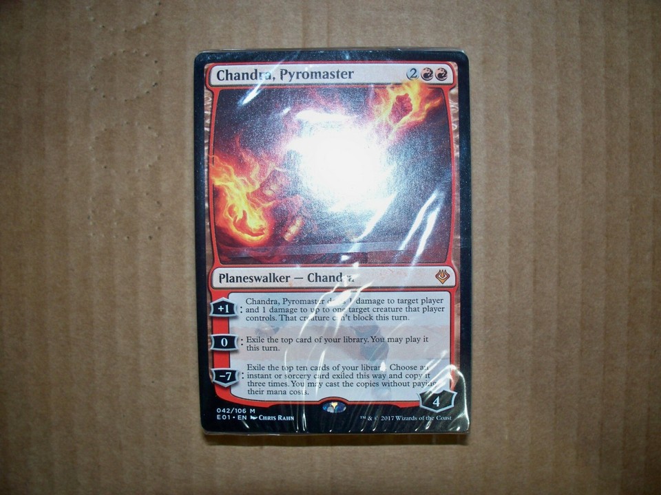 MTG Magic Chandra Pyromaster Planeswalker Sealed Deck Archenemy Nicol ...