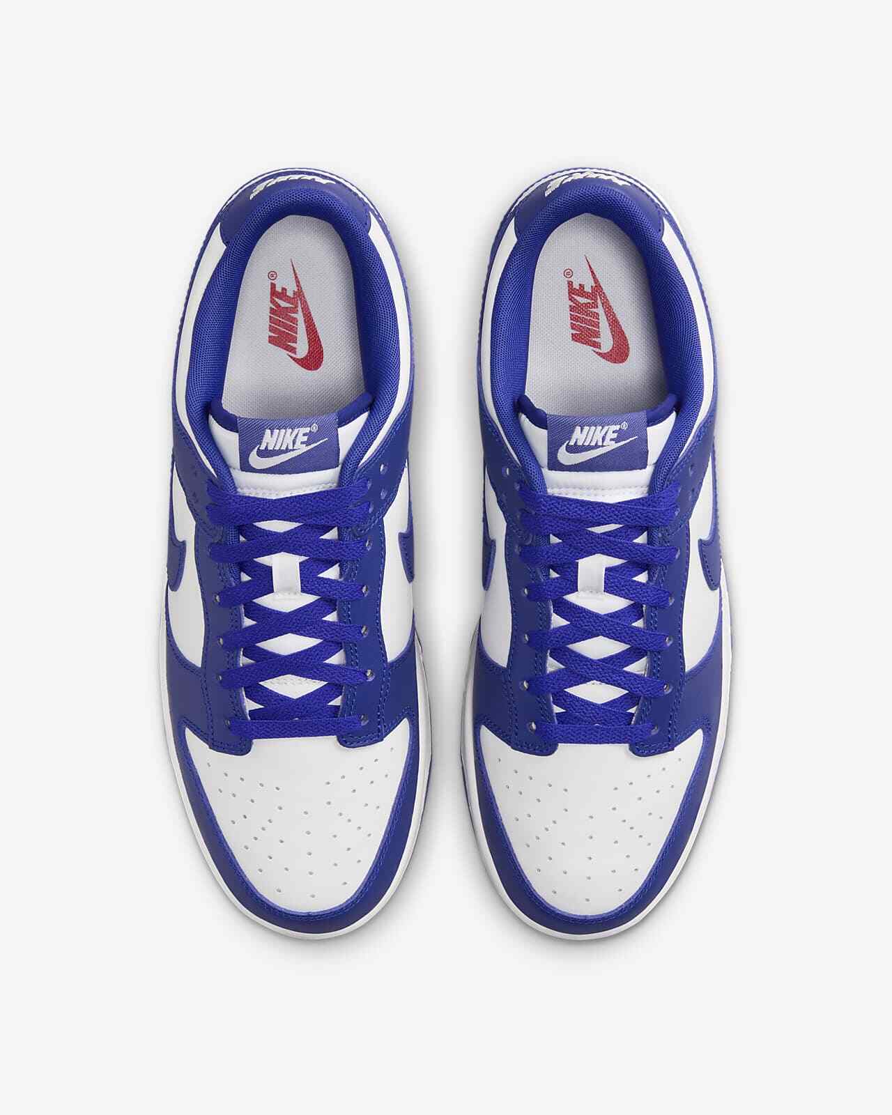 Nike Dunk Low "White/University Red/Concorde" DV0833-103 Sneakers New ...