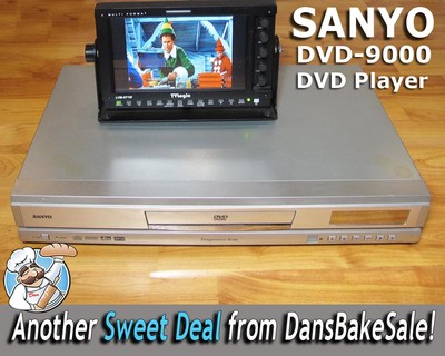 Sanyo DVD-9000 DVD Player with Progressive Scan - Tested, Works Great ...