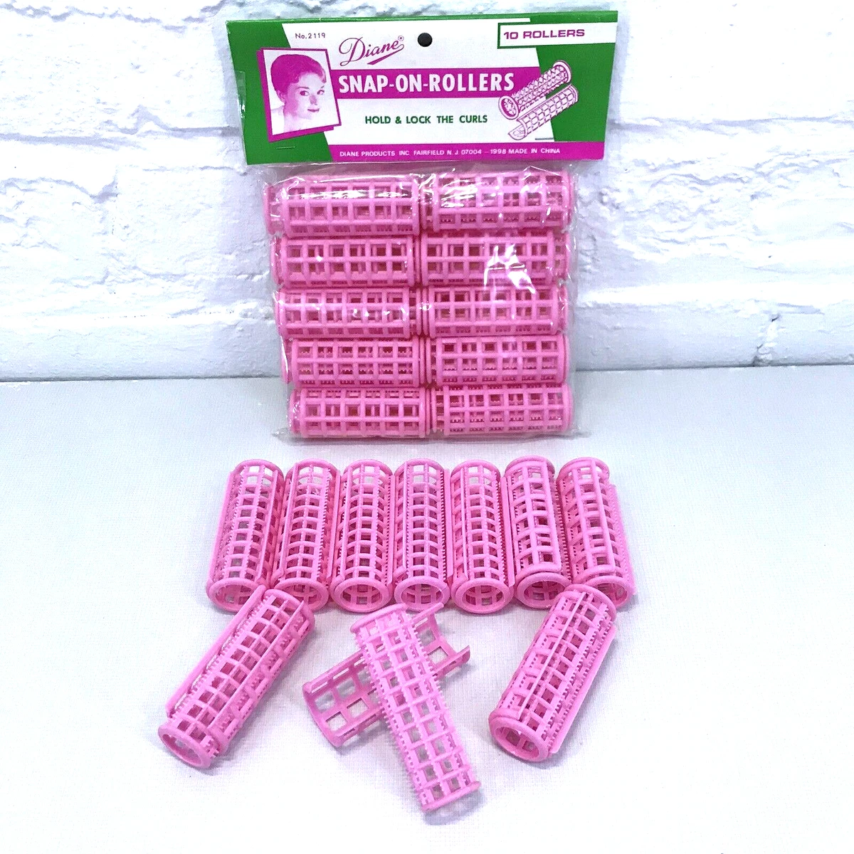 Snap On Plastic Hair Rollers