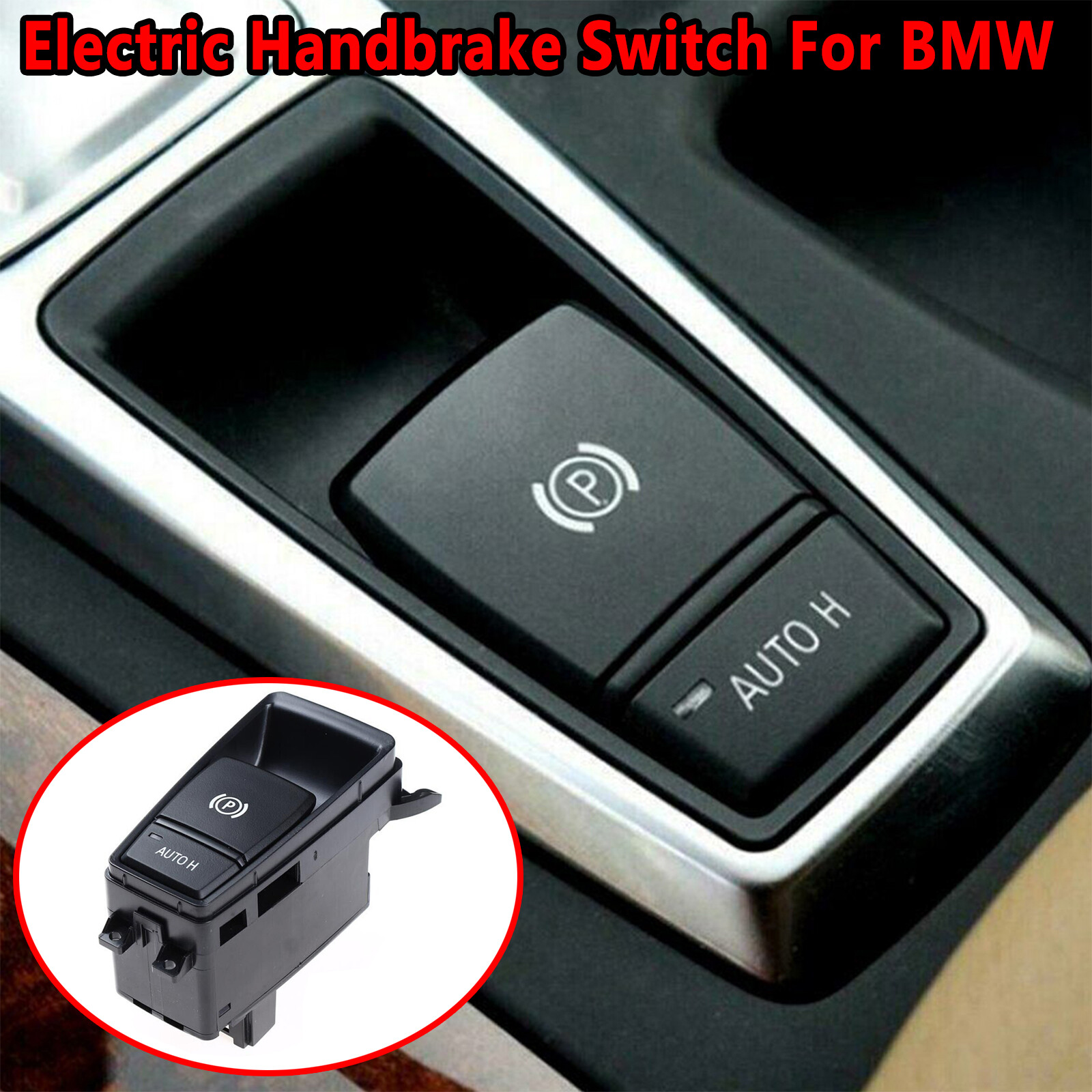 Electric Handbrake Switch Auto Hold Car Parts For BMW X5 X6 E71 E70 ...