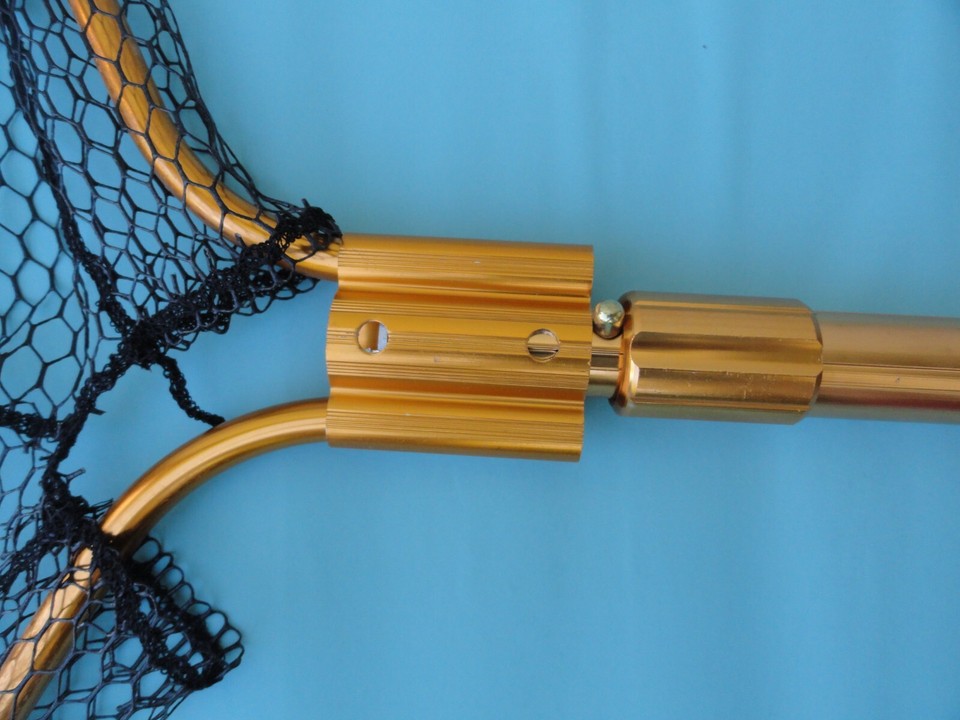 70cmTelescopic Fish Landing Net Aluminum Pole Handle with Deep Net ...