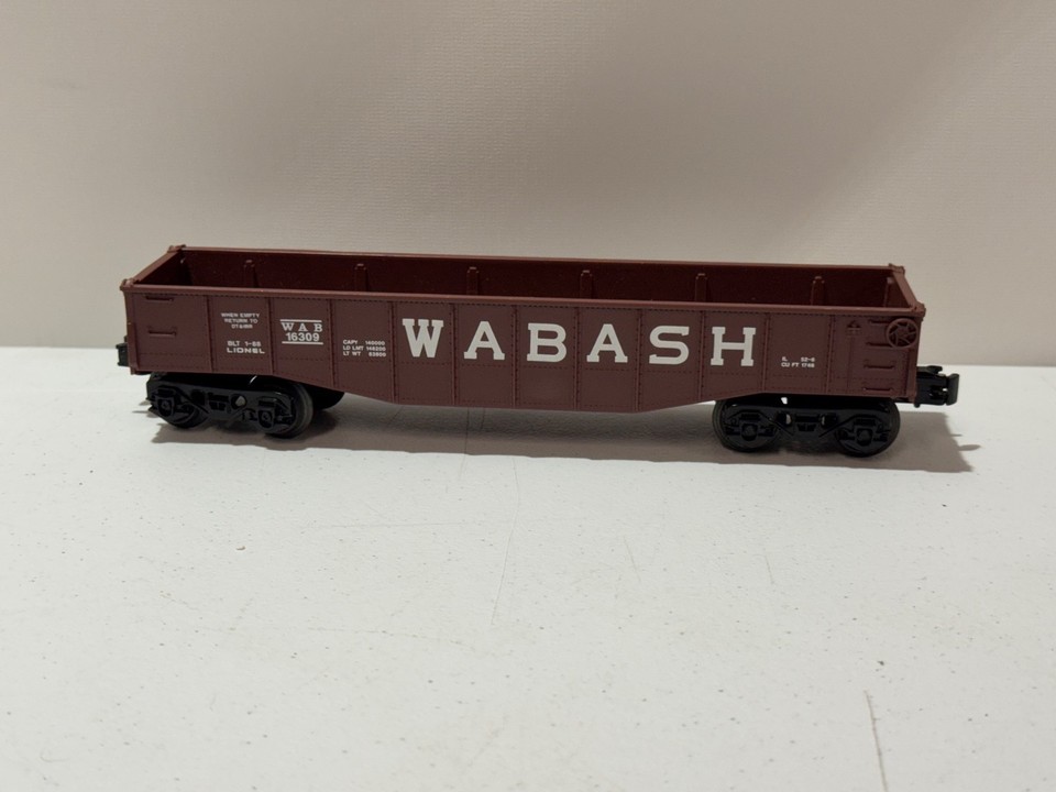 1989 LIONEL IRON HORSE FREIGHT TRAIN SET STEAM LOCO #8604 WABASH TENDER ...