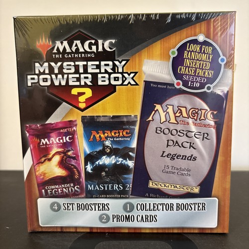 Magic the Gathering MYSTERY BOX 5 Booster packs, 1:10 Chase Collector ...