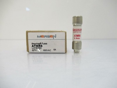 Mersen Ferraz Shawmut ATMR6 Fuse Industrial 6 A 600V AC Sold By Unit ...