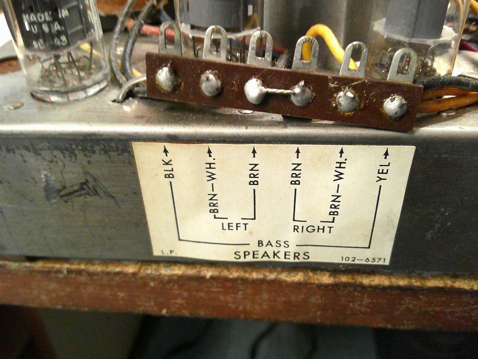 VINTAGE ZENITH VACUUM TUBE STEREO AMPLIFIER 4D20 6BQ5 SE | eBay