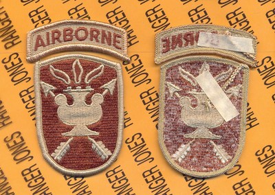US ARMY JFKSWC Special Warfare Command Airborne SF School desert DCU m ...