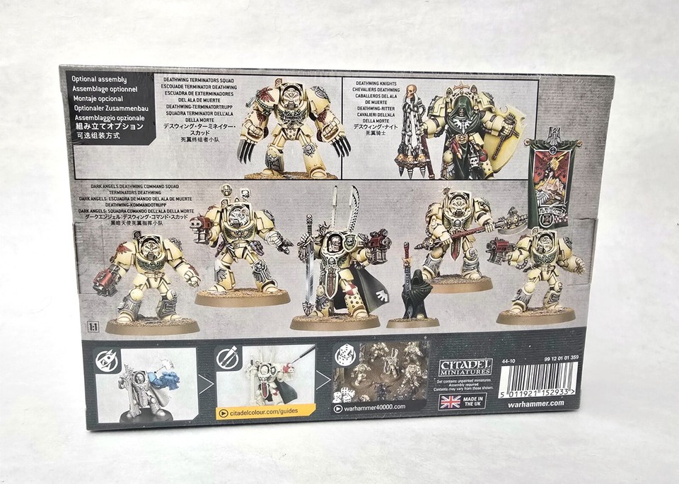 Warhammer 40K - Dark Angels Deathwing Command Squad - Games Workshop ...