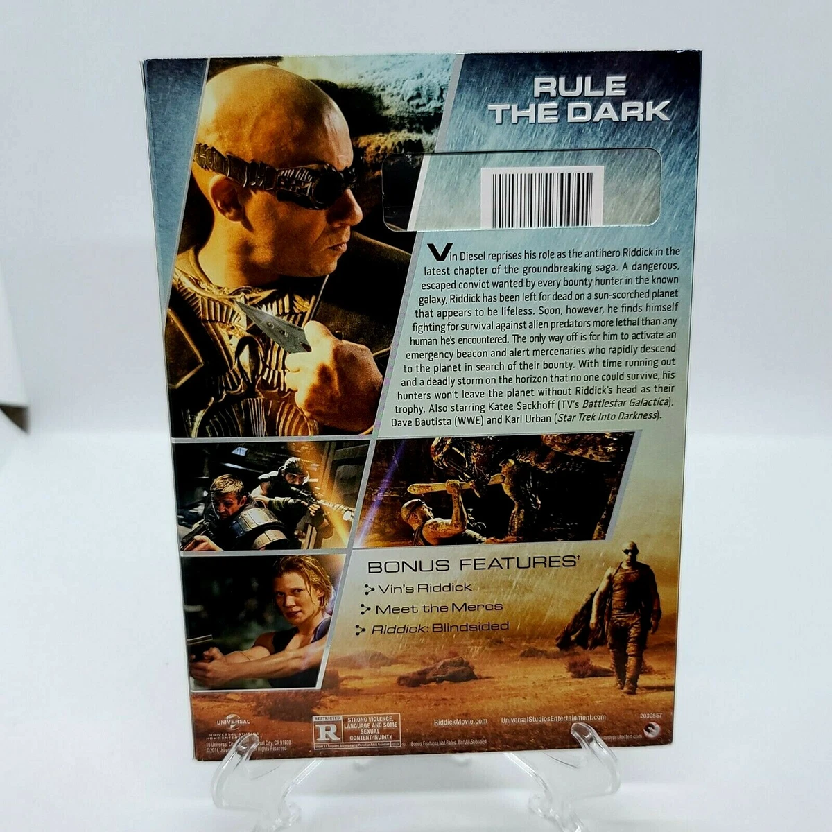 Riddick Rule The Dark Dvd Cover