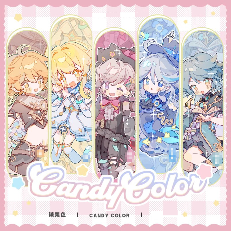 Genshin Impact Anime Lyney Furina Xingqiu Cute Acrylic Decor Stand ...