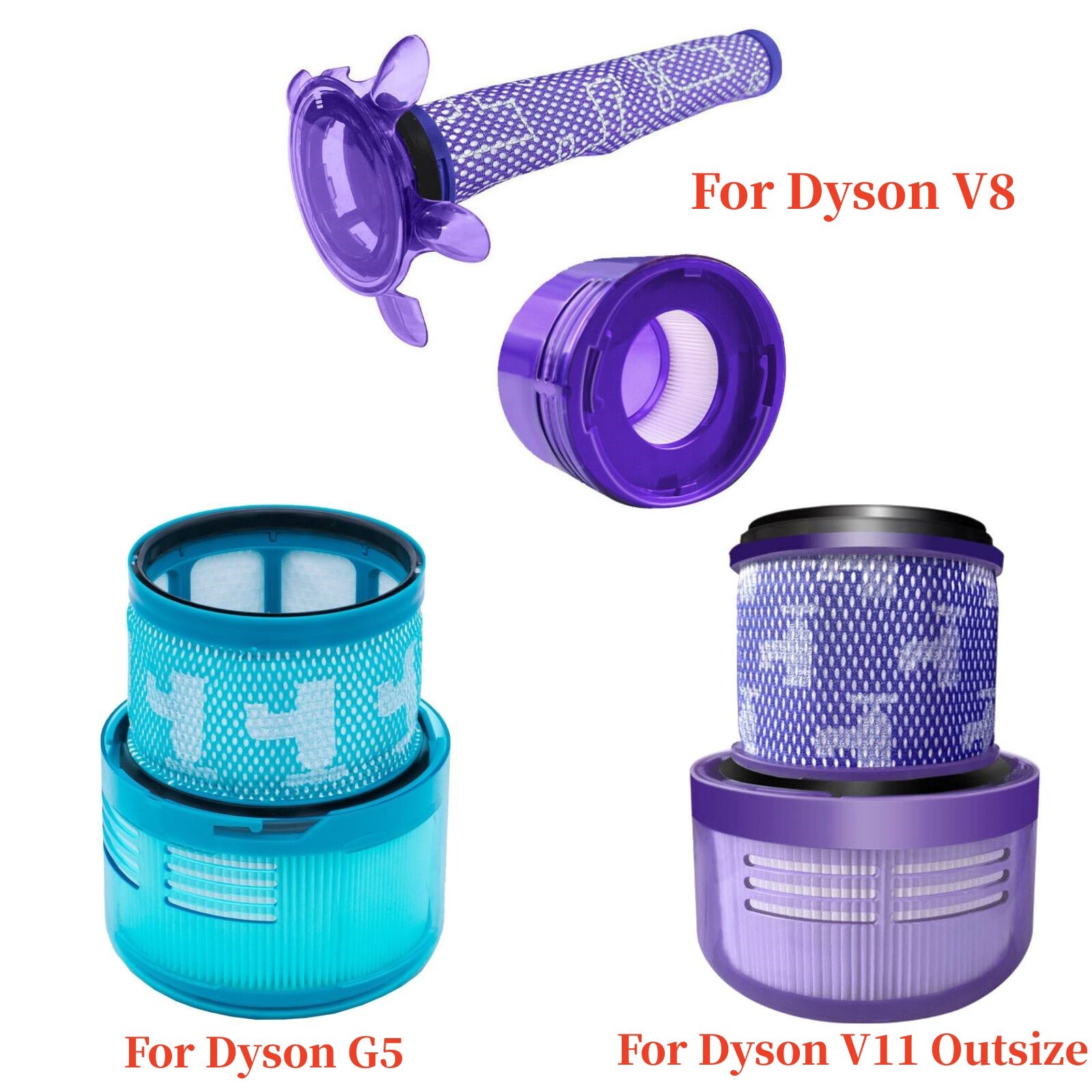 Replacement Filter For Dyson V11 Outsize / Dyson G5/ Dyson V8 Vacuum ...