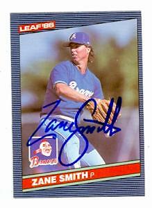 Zane Smith autographed baseball card (Atlanta Braves) 1986 Leaf #222 | eBay