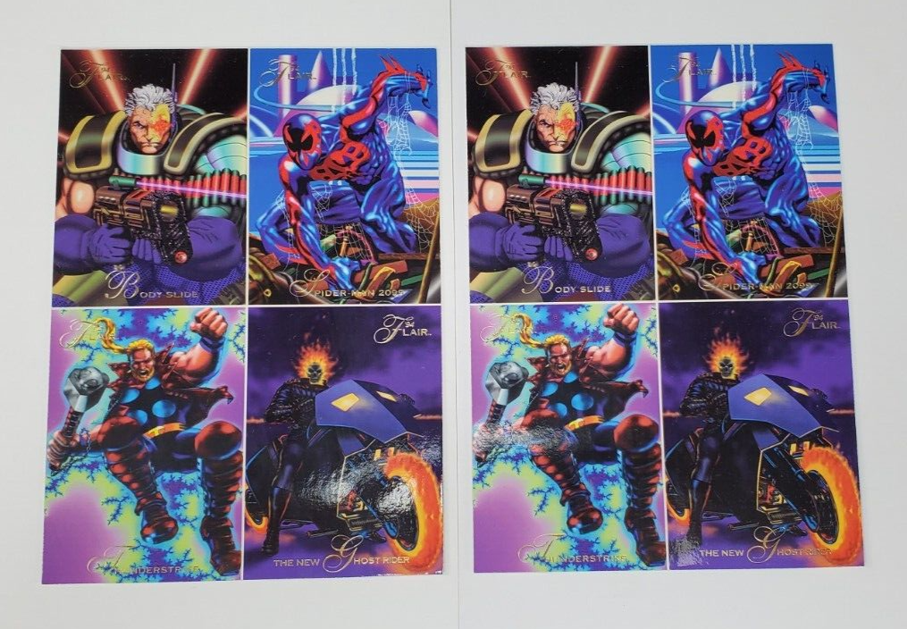 Spider-Man Carnage Ghost Rider Promo Card/Uncut Sheet 1993 MARVEL Flair ...