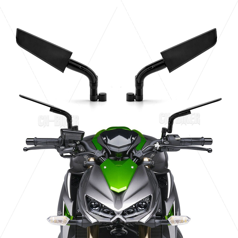 For Kawasaki 2017-2024 Z900 Folding Adjustable Black Rearview Wind Wing ...