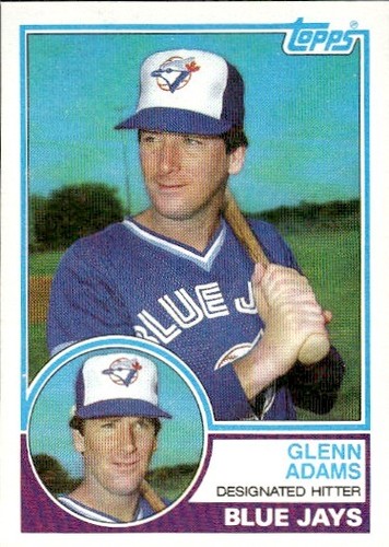 1983 Topps #574 Glenn Adams Toronto Blue Jays Baseball | eBay