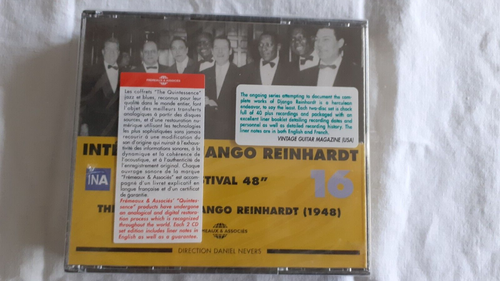 CD double - Intégrale DJANGO REINHARDT Vol 16 - FESTIVAL 1948 neuf ...