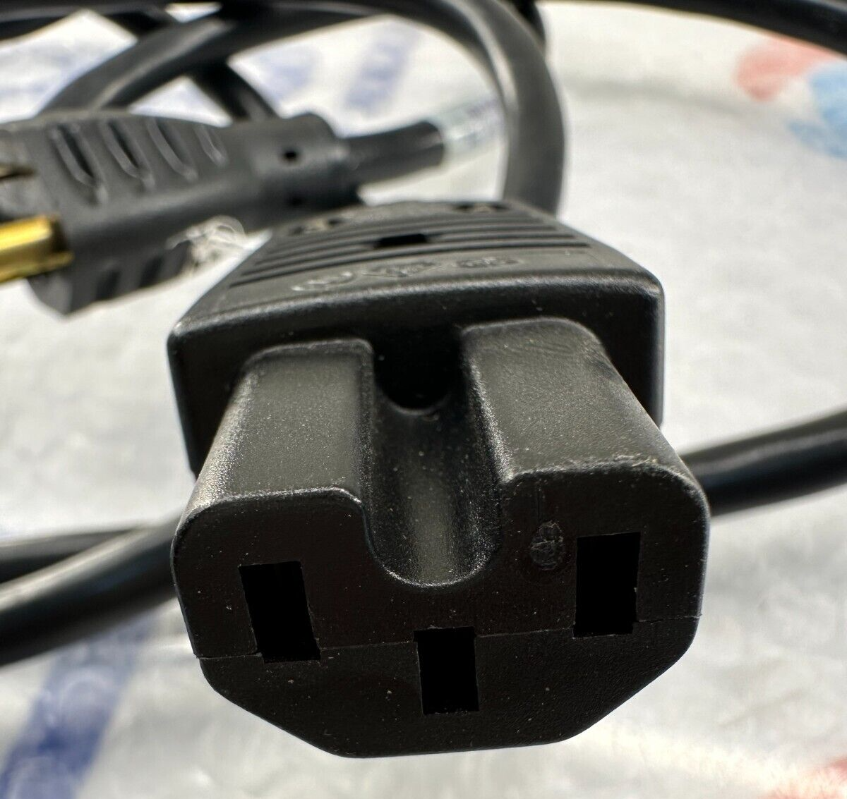 SJT 16-3 E3462-C LL7874-C 3Prong 6' Notched Power Cord | eBay