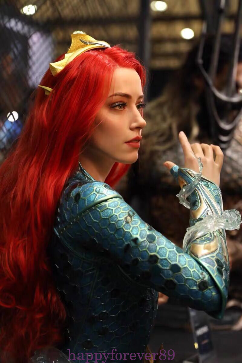 INFINITY Studio Mera Amber Heard Bust 1/1 Lifesize In Stock Collection ...