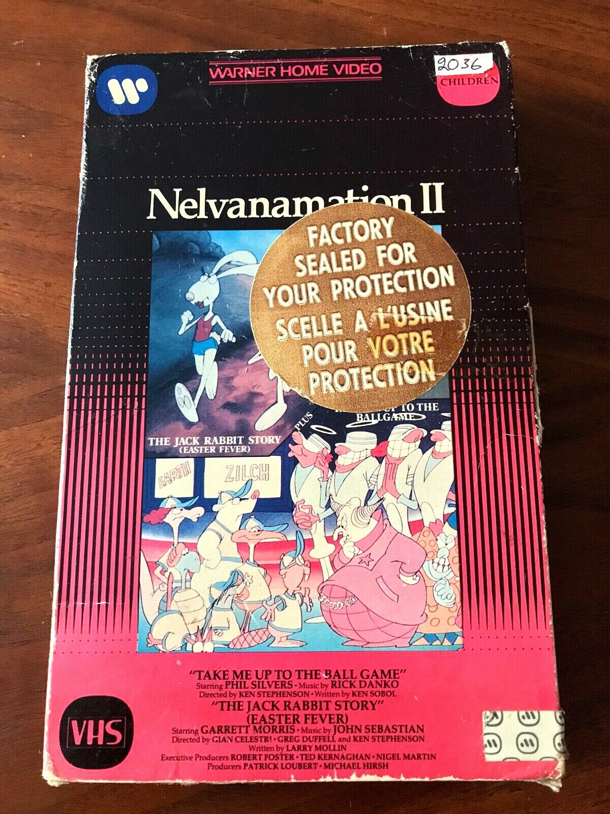 Nelvanamation 2 (VHS, 1990) very good rare cartoon animation Big Box ...