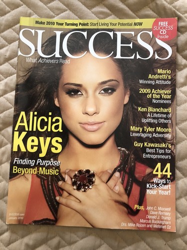 Alicia Keys Mario Andretti Mary Tyler Moore Success Magazine w/ CD ...