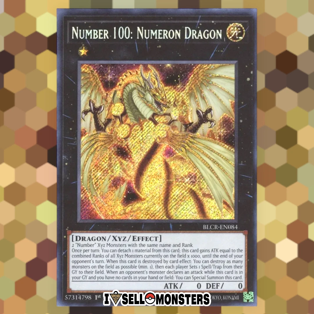 Yugioh Zexal Number 100 Numeron Dragon