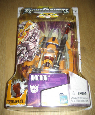 NEW SEALED TRANSFORMERS CYBERTRON PRIMUS UNLEASHED UNICRON 2006 MOSC ...