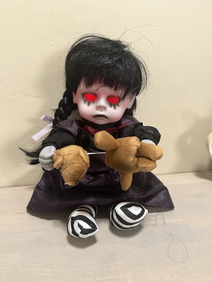 Haunted Hollow Halloween Animated Talking Haunted Doll 9.6" | eBay