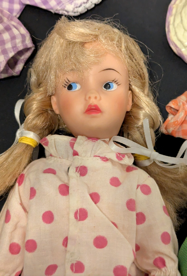 Lot of 2 1964 Kelloggs Unique CALICO LASSIE Elly May Clampett Doll ...