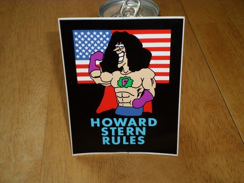 FART MAN - HOWARD STERN RADIO Car Bumper Window Tool Box Sticker Decal ...