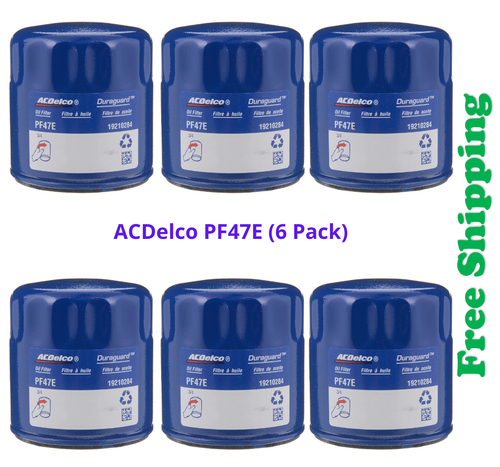 ACDelco PF47E Oil Filter GM Original Equipment (6 Pack) FREE SHIPPING ...