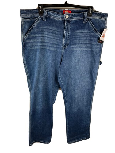 Dickies Flex Carpenter Straight High Rise Jeans Size 24 New!! | eBay