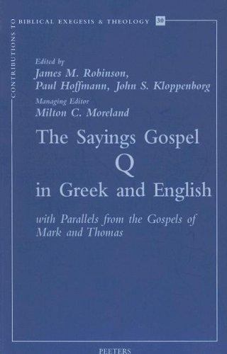Contributions to Biblical Exegesis and Theology Ser.: Sayings Gospel Q ...