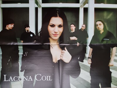 Poster: LACUNA COIL from 2004 - 22 x 16 in. (55 x 40 cm) - MONT ...
