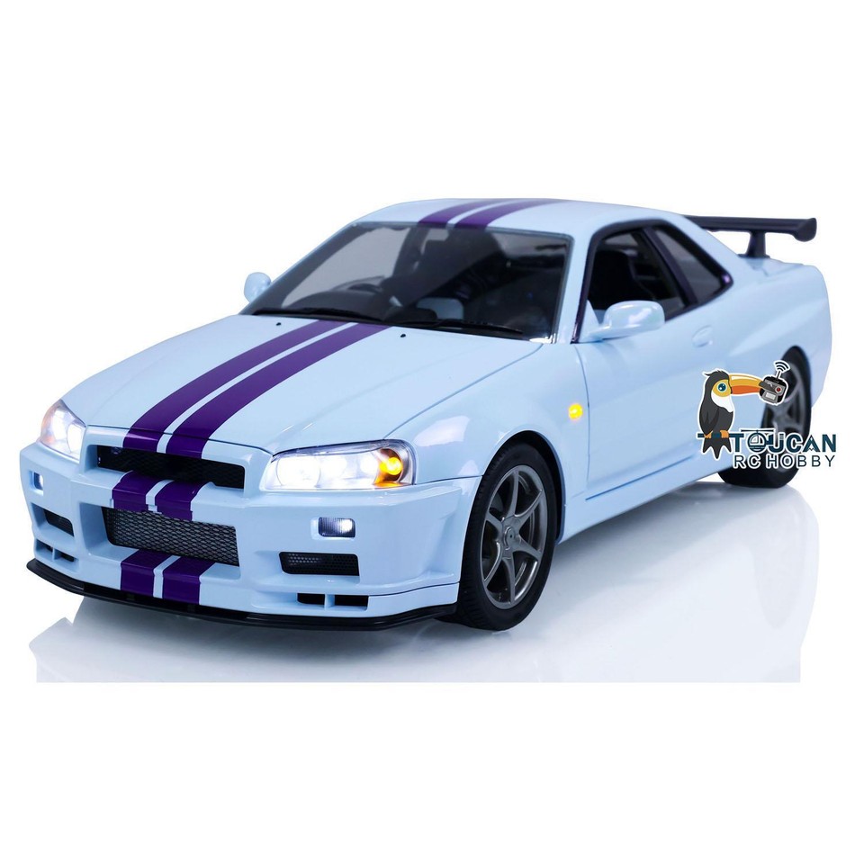 US Stock Capo 4WD 1/8 Racing Car 4x4 High Speed Metal RTR R34 Drift RC ...