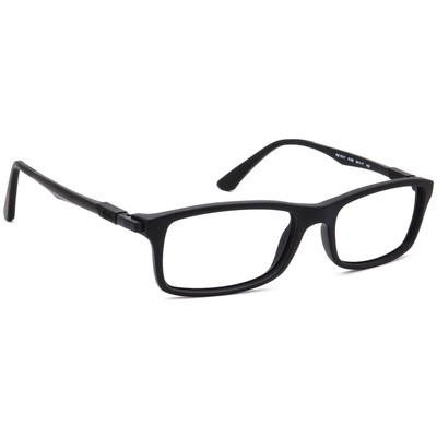 Ray-Ban Eyeglasses RB 7017 5196 Matte Black Rectangular Frame 54[]17 ...