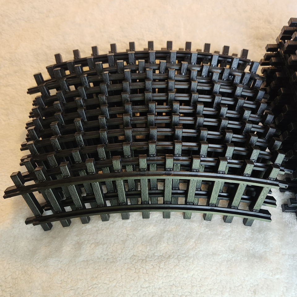 EZTEC North Pole Express Replacement Train Tracks 12 Curved , 8 ...