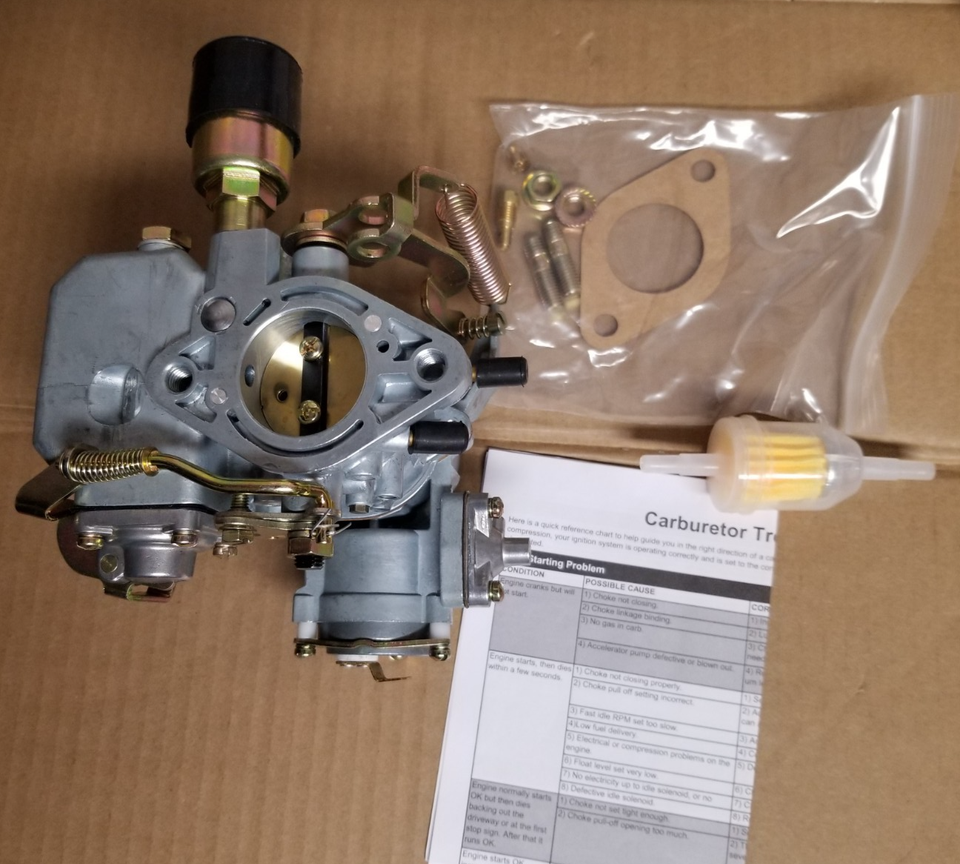New 34 Pict-3 Carburetor 12V Electric Choke For VW Beetle 113129031K | eBay