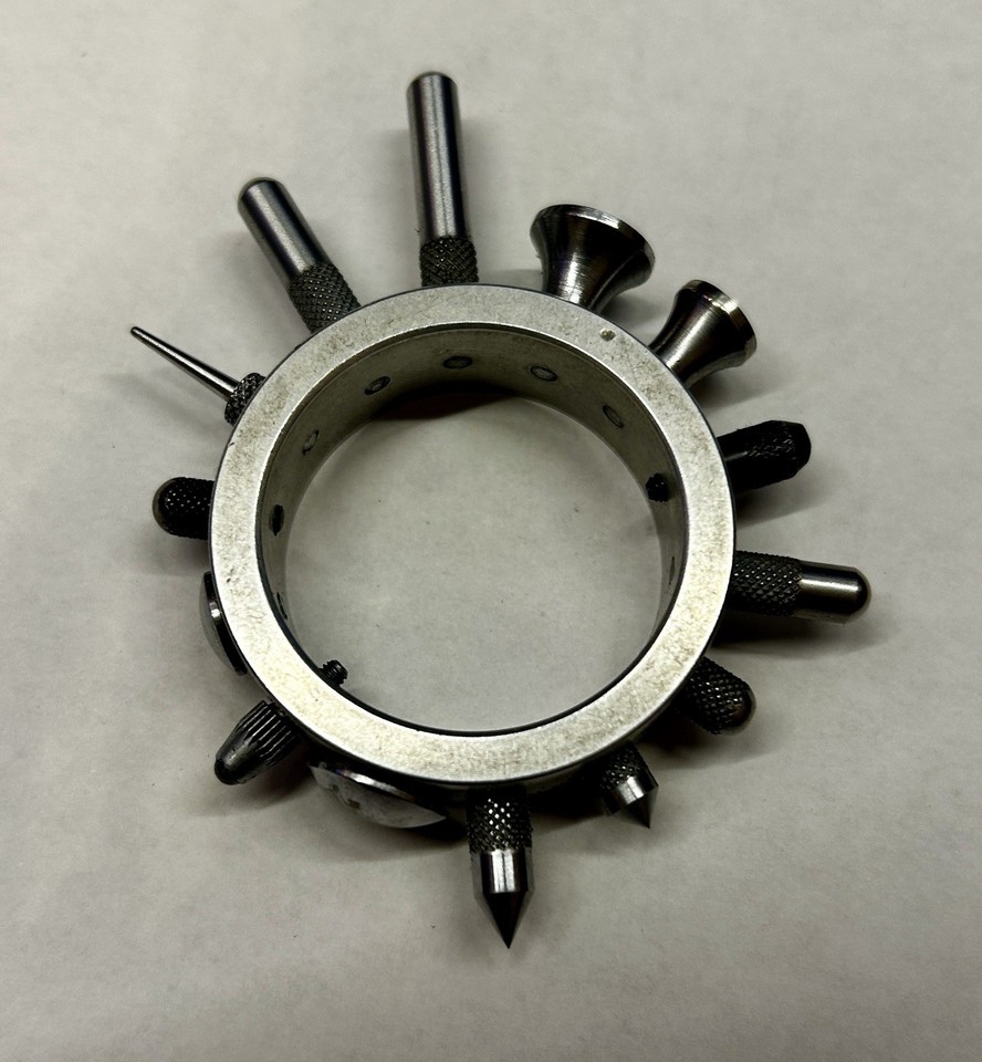 Starrett No. 25R dial indicator contact point set - 14 points - Made in ...