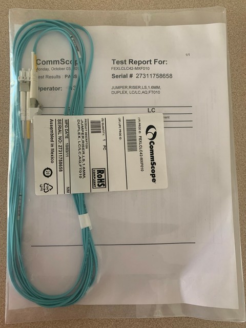 CommScope Fexlclc42-mxf007 Jumper Riser LS 1.6mm for sale online | eBay