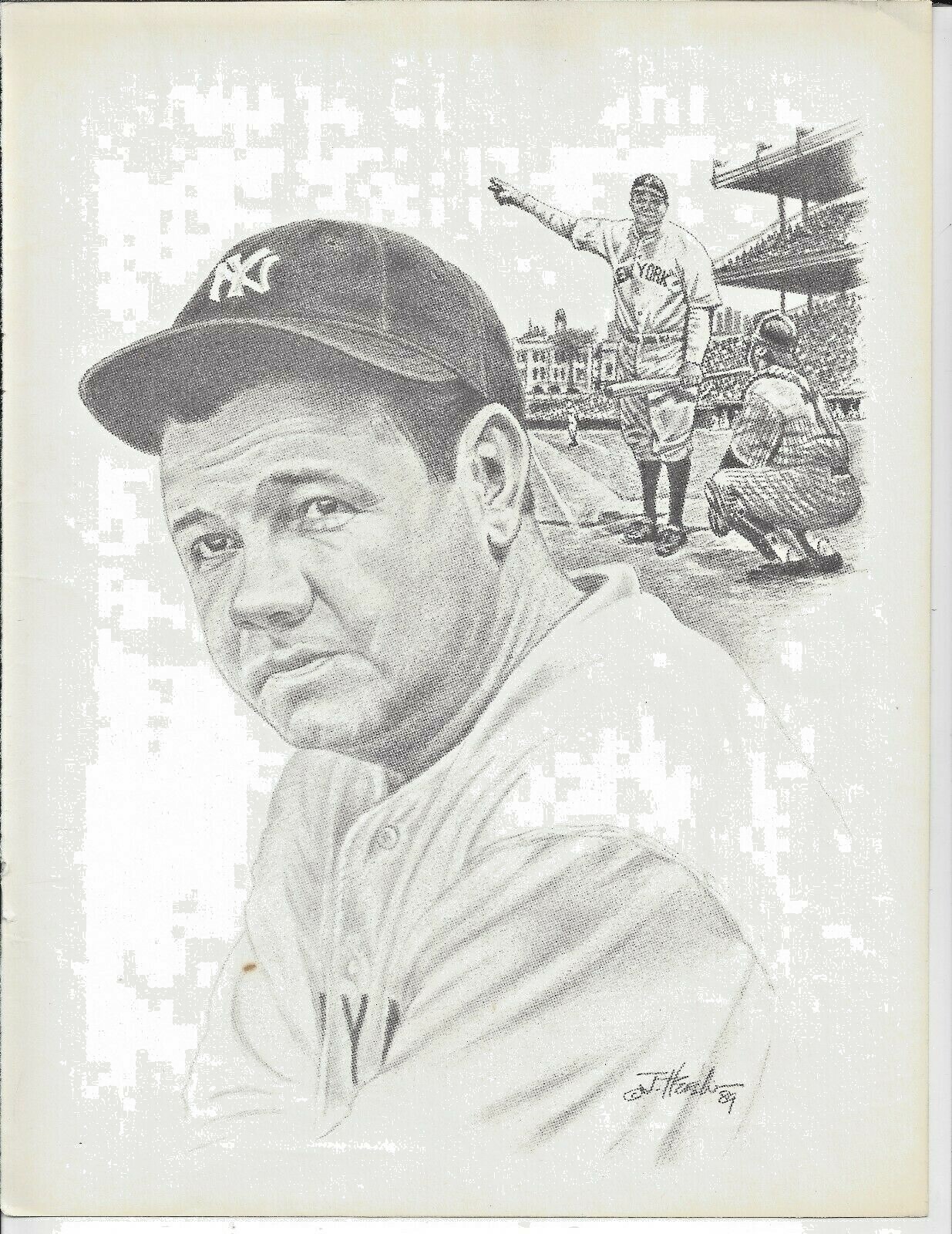 Babe Ruth Collectors Lot of 18 Trading Cards & Photo from Vintage ...