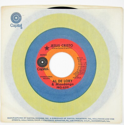 AL DE LORY & MANDANGO Jesus Cristo (Mono) / (Stereo) 7IN 1971 FUNK SOUL ...