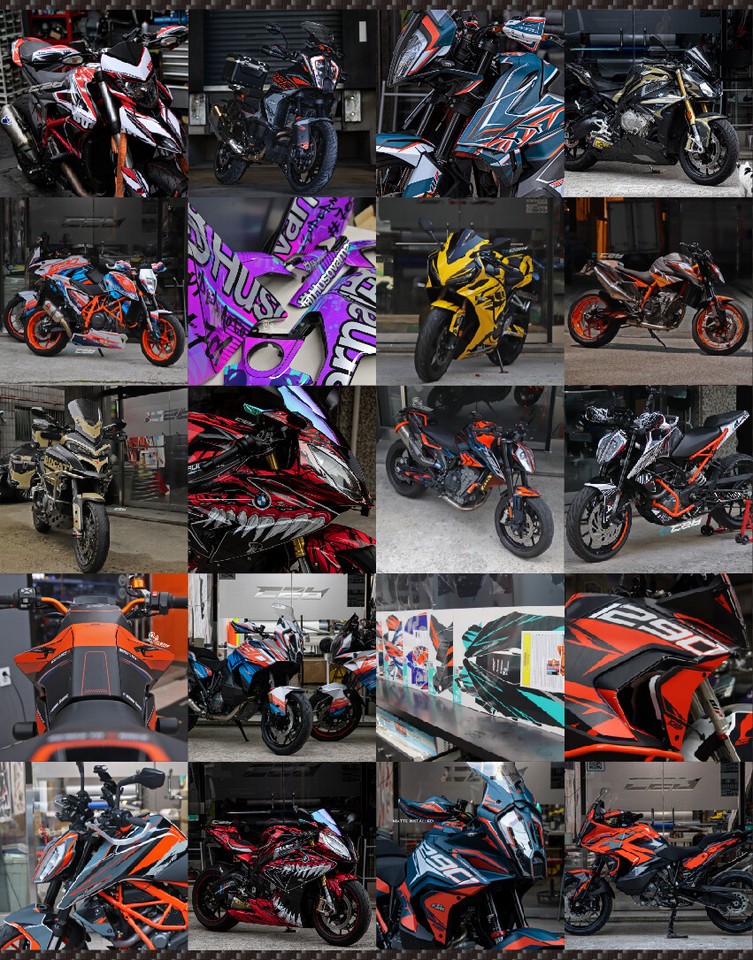 NEW Graphic kit for Husqvarna 901 NORDEN Full Graphic Decal kit (KL-B ...