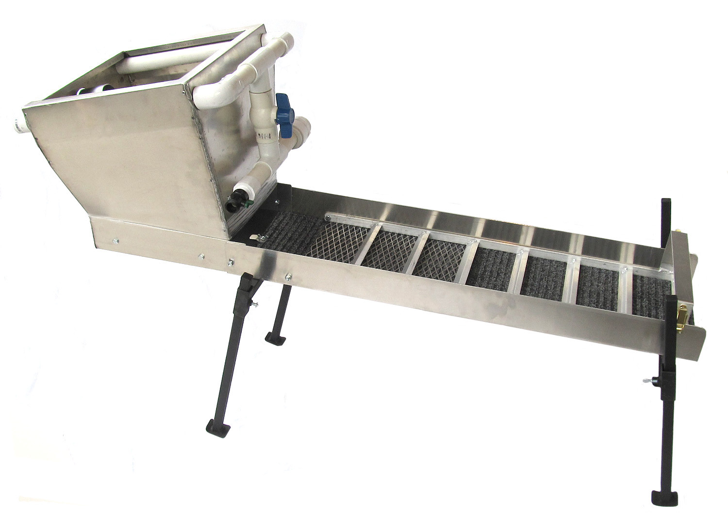 48" Highbanker Kit with Hopper Dredge Box, Stand, Hoses, More - Ships ...