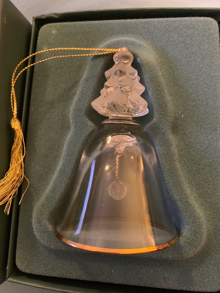 Lenox ANNUAL CRYSTAL BELL ORNAMENT Christmas Tree Holiday W Box (RP) | eBay