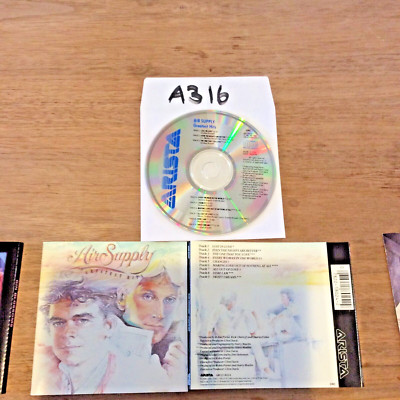 Greatest Hits [Arista] by Air Supply (CD, Feb-1985 No Case No Tracking ...