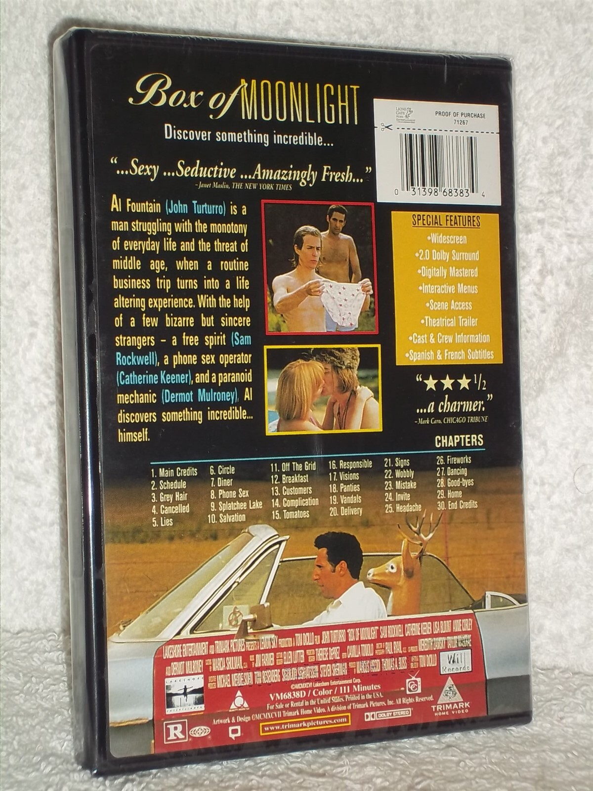 Box Of Moonlight (DVD, 2007) John Turturro Sam Rockwell Catherine ...