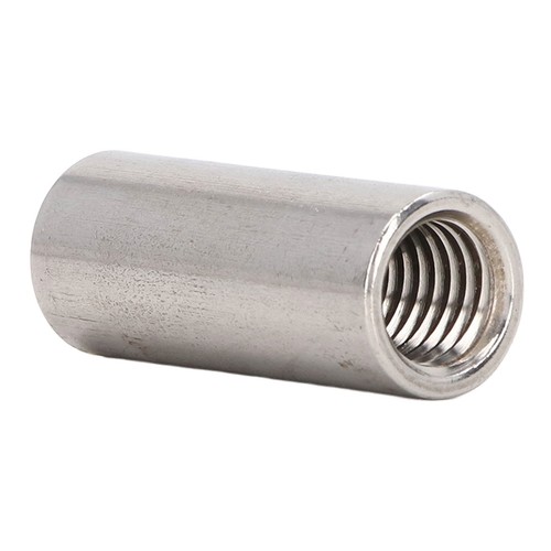 10PCS Round Coupling Nuts Stainless Steel Female Cylindrical Connection ...