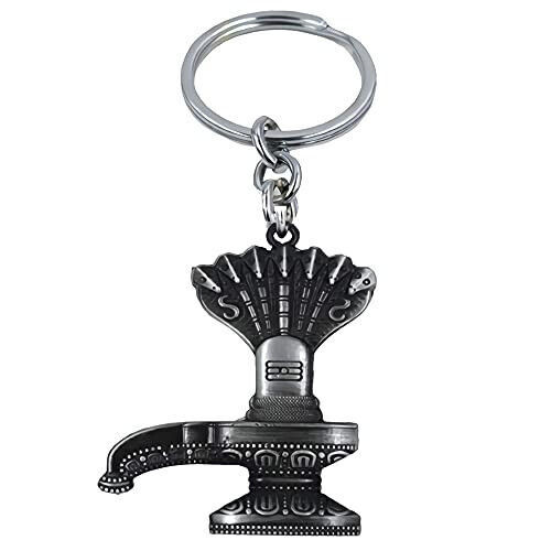Double Sided Lord Shiva Shivling Metal Keychain For Car Bike Men Women ...