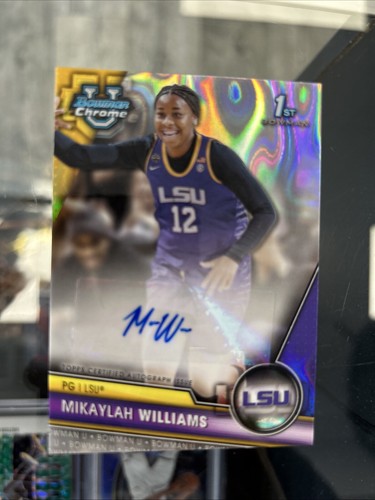 2023 Bowman U Chrome Mikaylah Williams Lava AUTO 188/199 LSU Rc Clean ...
